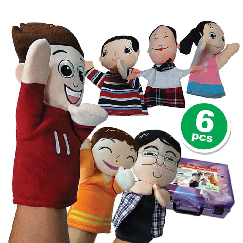 FAMILY HAND PUPPETS - SET E - ITS Educational Supplies Sdn Bhd