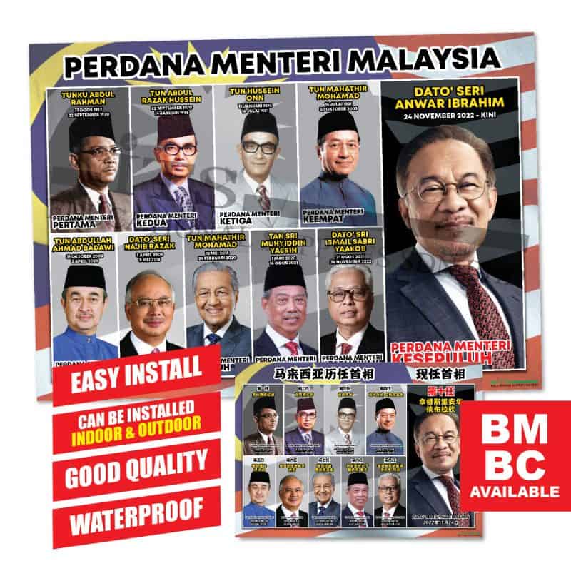 POSTER PERDANA MENTERI A2 - ITS Educational Supplies Sdn Bhd