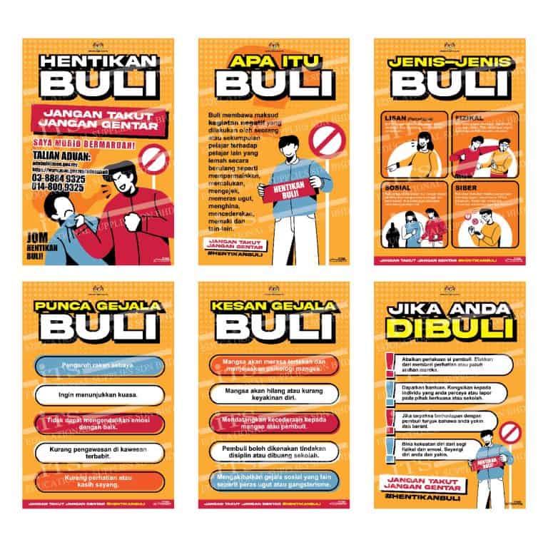 POSTER HENTIKAN BULI- ITS Educational Supplies Sdn Bhd
