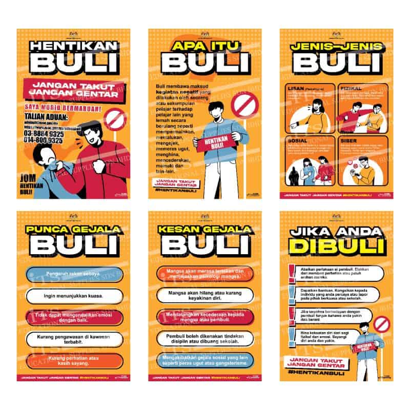 POSTER HENTIKAN BULI- ITS Educational Supplies Sdn Bhd