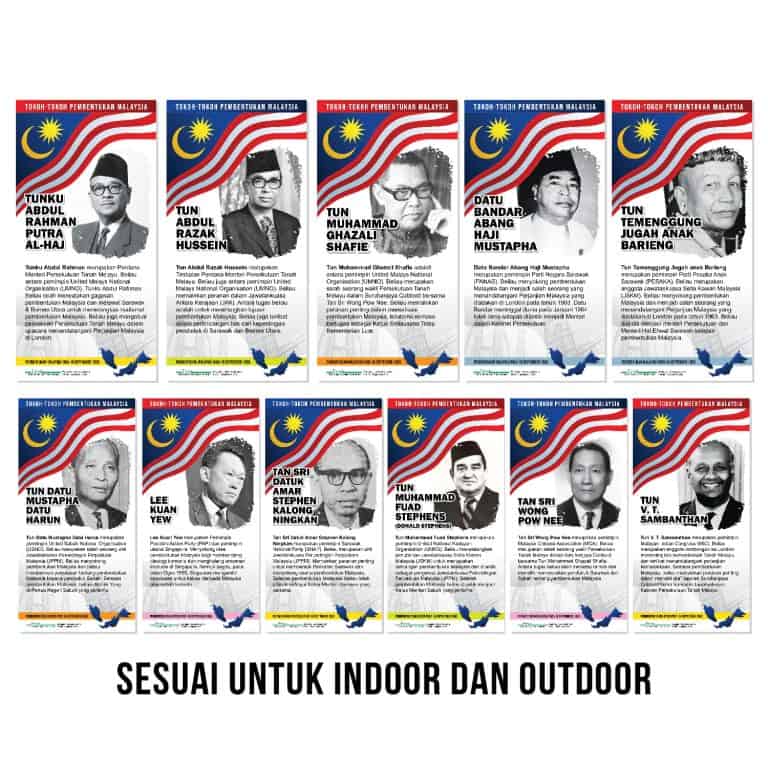 POSTER TOKOH TEMPATAN (Perjuangan ke Arah Kemerdekaan) - ITS Educational Supplies Sdn Bhd