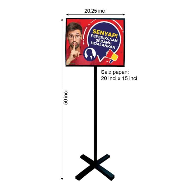 PAPAN TANDA AMARAN SEKOLAH WITH STAND (1 unit) - ITS Educational ...