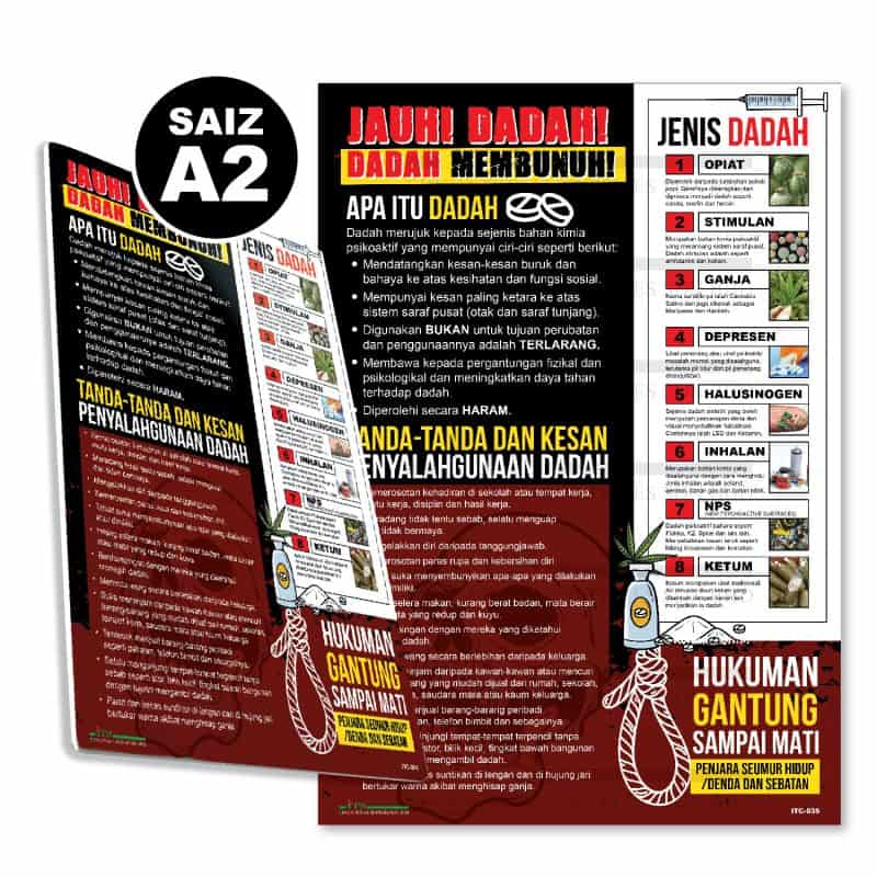 POSTER INFO BAHAYA DADAH - ITS Educational Supplies Sdn Bhd